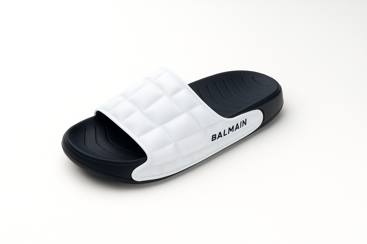 Balmain design Slider – Black Camel